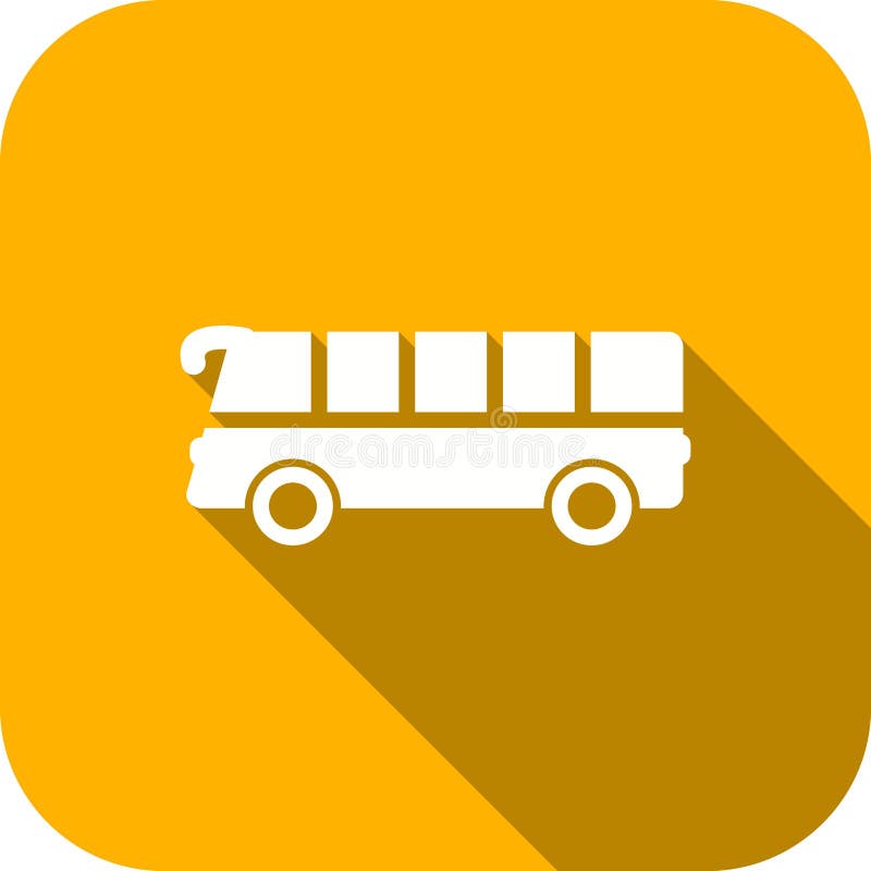 Illustration Bus Icon for Personal and Commercial Use. Stock ...