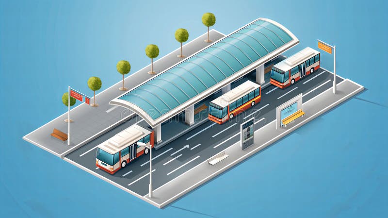Shuttle Bus Isometric Stock Illustrations – 174 Shuttle Bus Isometric ...