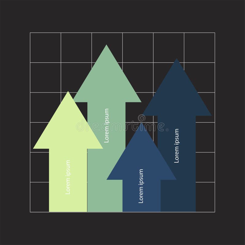 Illustration of Business Chart Icon Stock Illustration - Illustration ...
