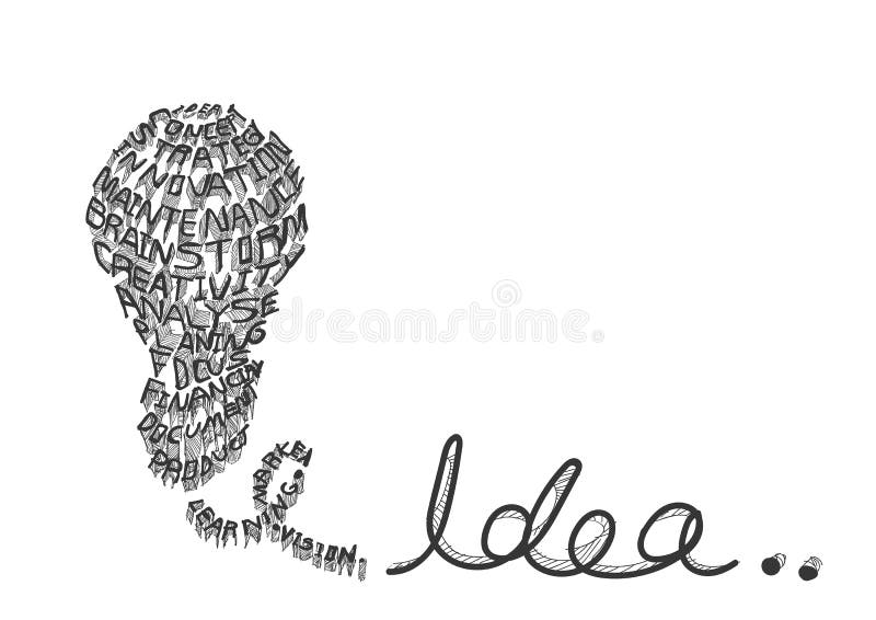 Illustration Business.design Modern Idea and Concept Think Creativity ...