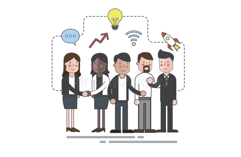 Illustration of Business People Communication Stock Illustration ...