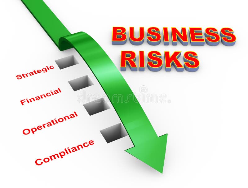 Illustration of Business Risks Management Stock Illustration ...