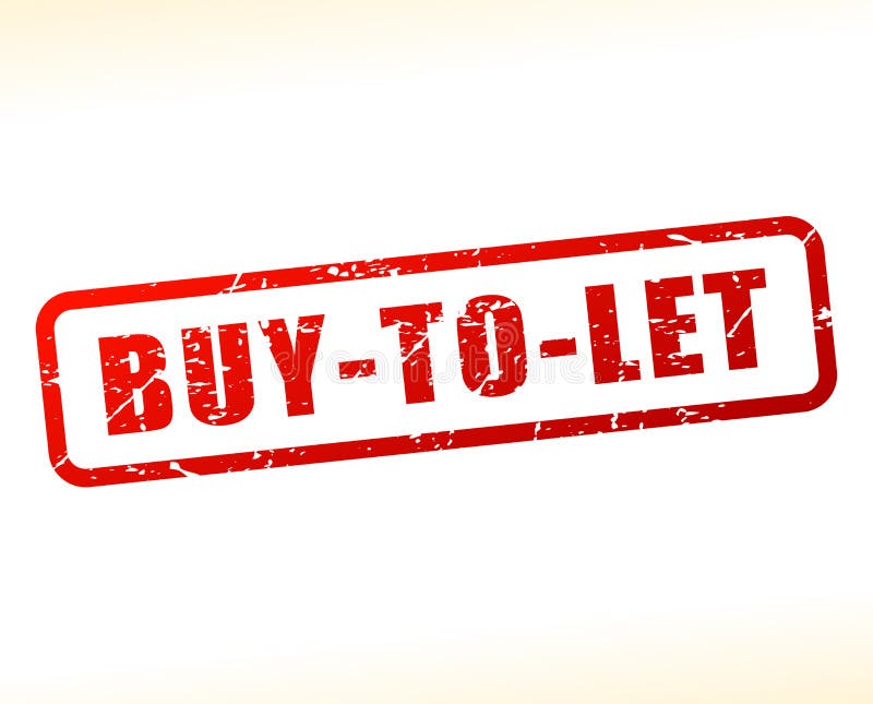 Buy to let red text stamp stock vector. Illustration of investment ...