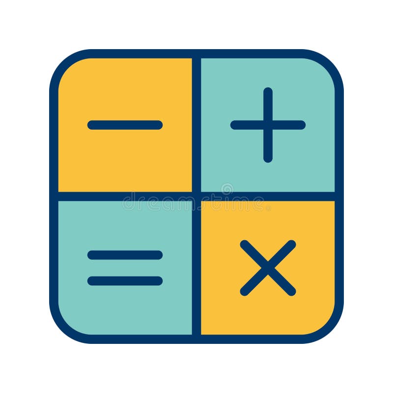 Illustration Calculator Icon for Personal and Commercial Use. Stock ...