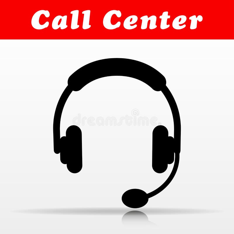Call Center Vector Icon Design Stock Vector - Illustration of center ...