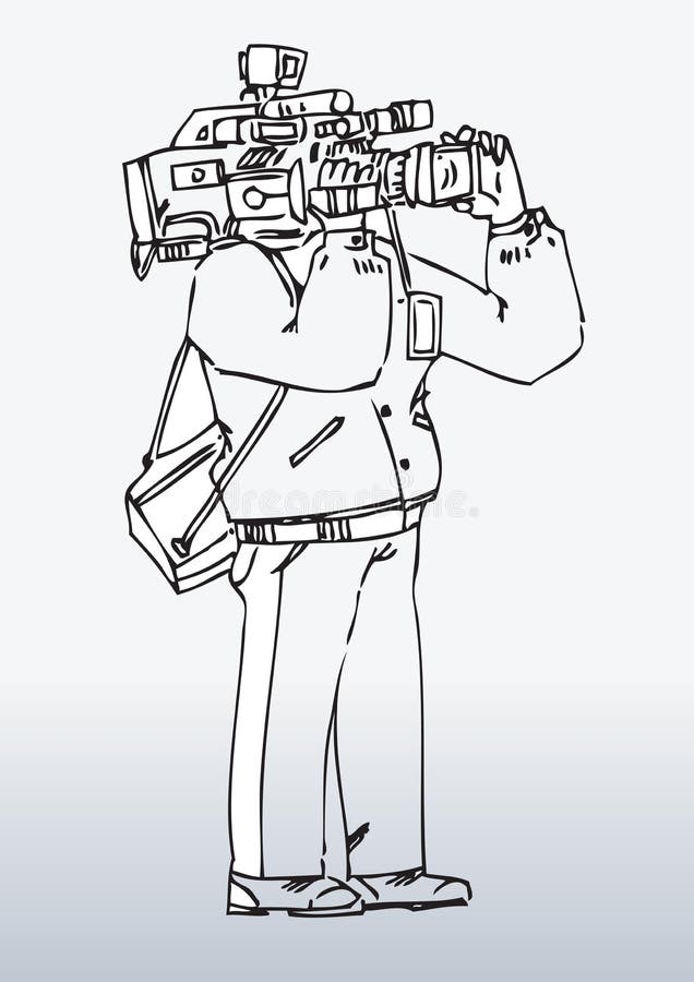 Camera illustration stock vector. Illustration of colors - 8045081