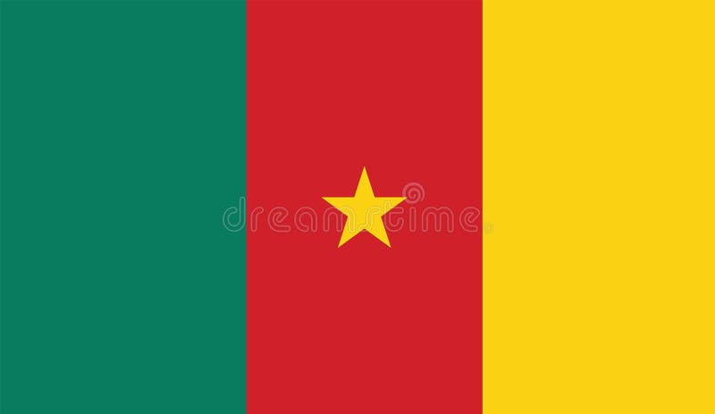 Cameroon national flag stock vector. Illustration of number - 369253582
