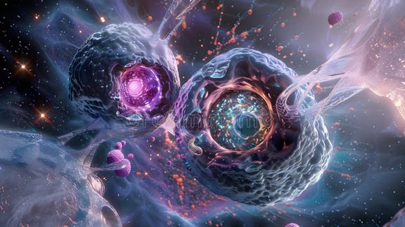 Illustration of Cancer Cell Division. Stock Illustration - Illustration ...