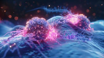 Illustration of Cancer Cell Division. Stock Illustration - Illustration ...