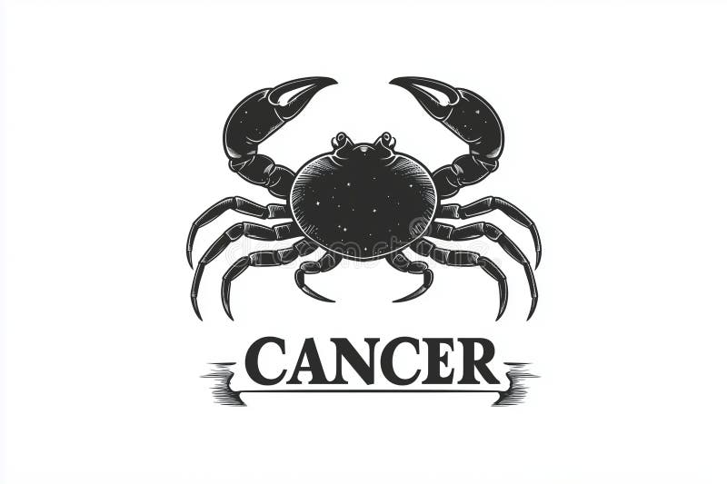 Illustration of Cancer Zodiac Sign Ai Illustration Stock Illustration ...