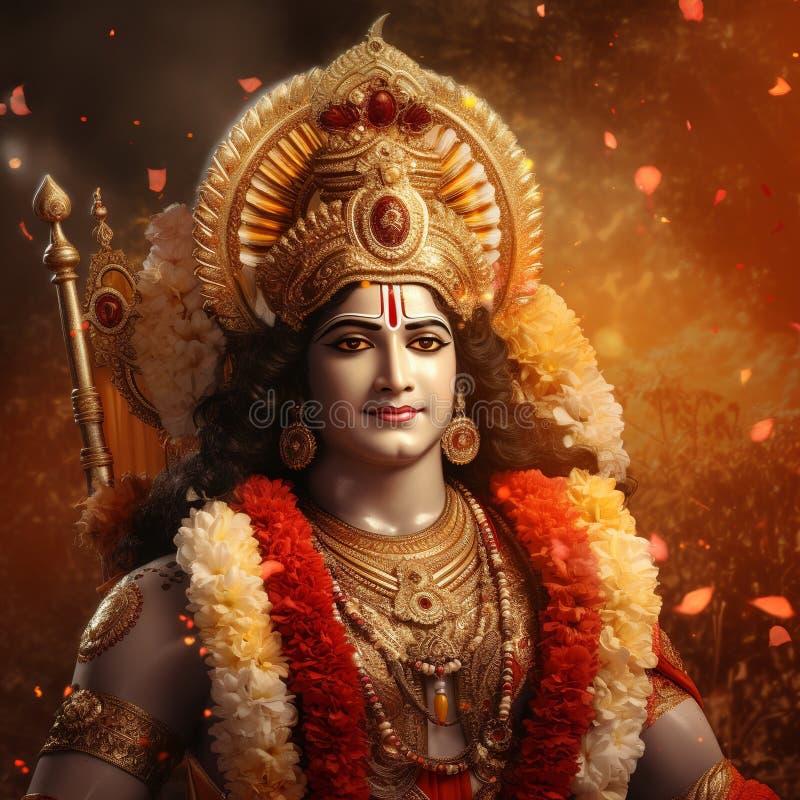 Illustration of a Captivating and Awe-inspiring Image of Lord Shree ...