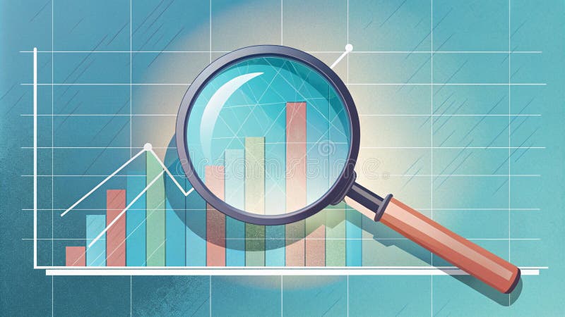 Analytical Clarity: a Closer Look at Data Stock Illustration ...