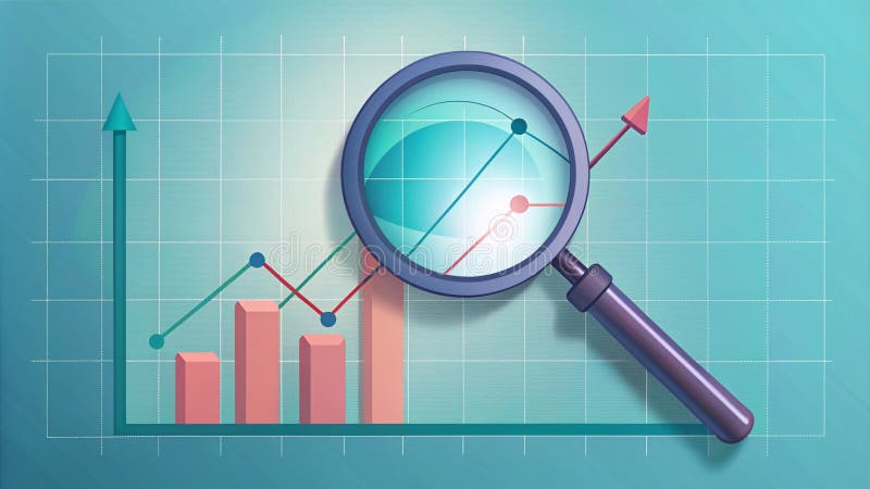 Analytical Clarity: a Closer Look at Data Stock Illustration ...