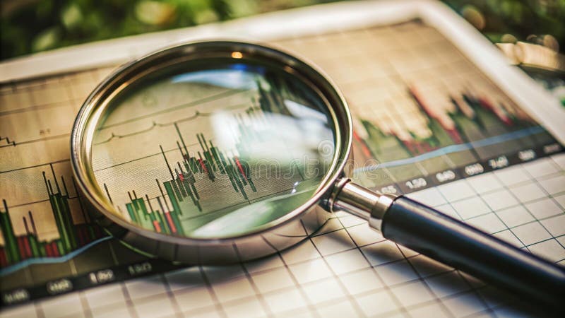 Analytical Clarity: a Closer Look at Data Stock Illustration ...