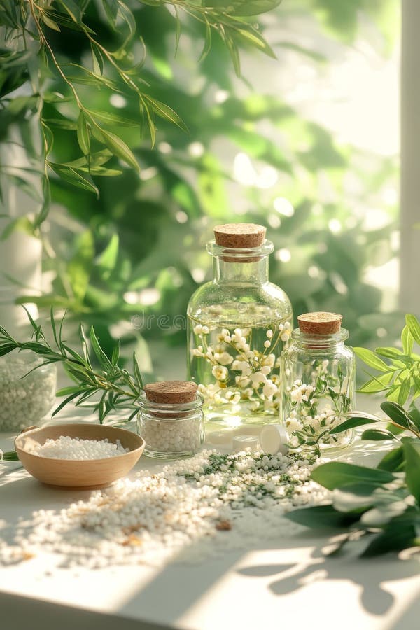 Homeopathic Remedy Preparation Process Stock Illustration ...