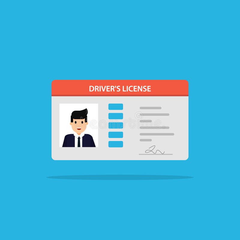 Driver's License Stock Illustrations – 499 Driver's License Stock ...