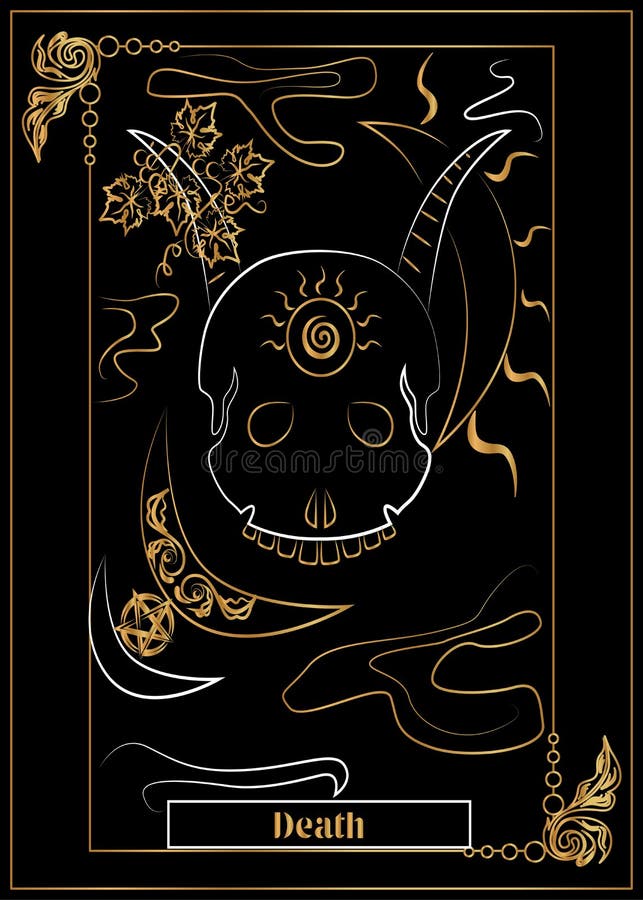 Death Card Tarot Stock Illustrations – 244 Death Card Tarot Stock ...
