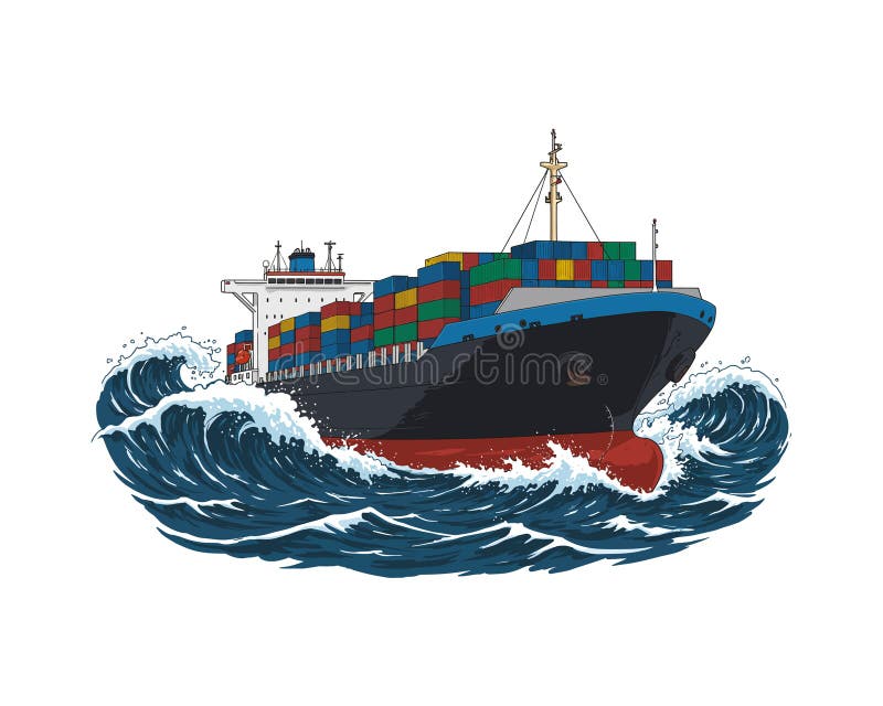 Container Waves Stock Illustrations – 4,081 Container Waves Stock ...