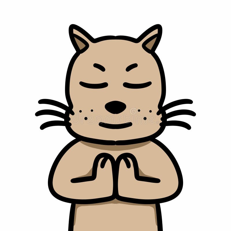 Illustration of Cartoon Calm Dog Stock Illustration - Illustration of ...