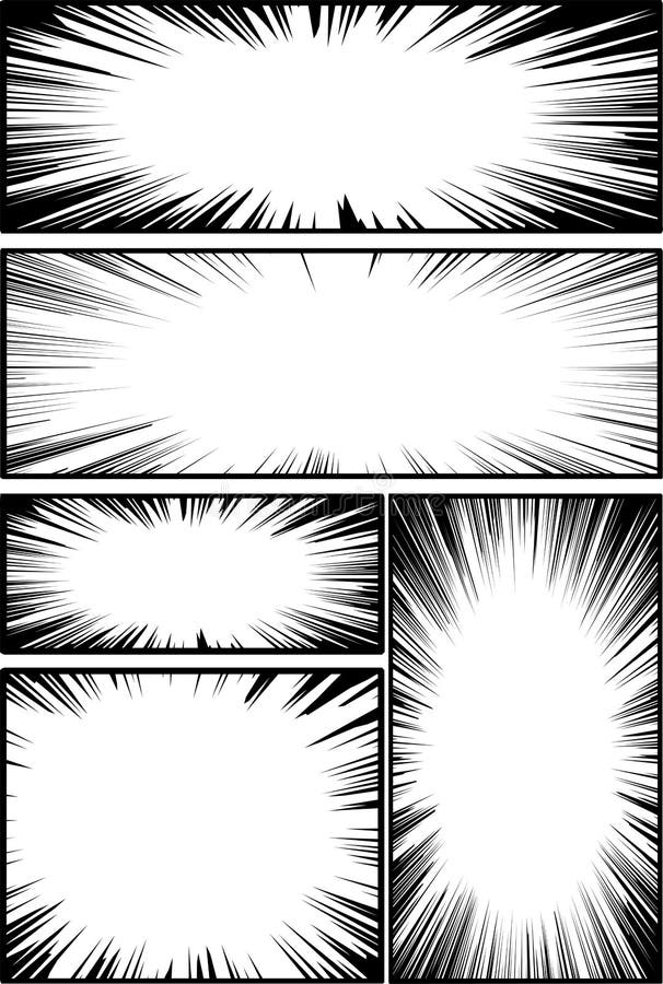 Illustration of a Cartoon Frame Outline with Comic Balloon Stock Vector ...