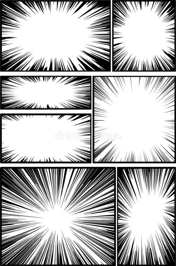 Illustration of a Cartoon Frame Outline with Comic Balloon Stock Vector ...