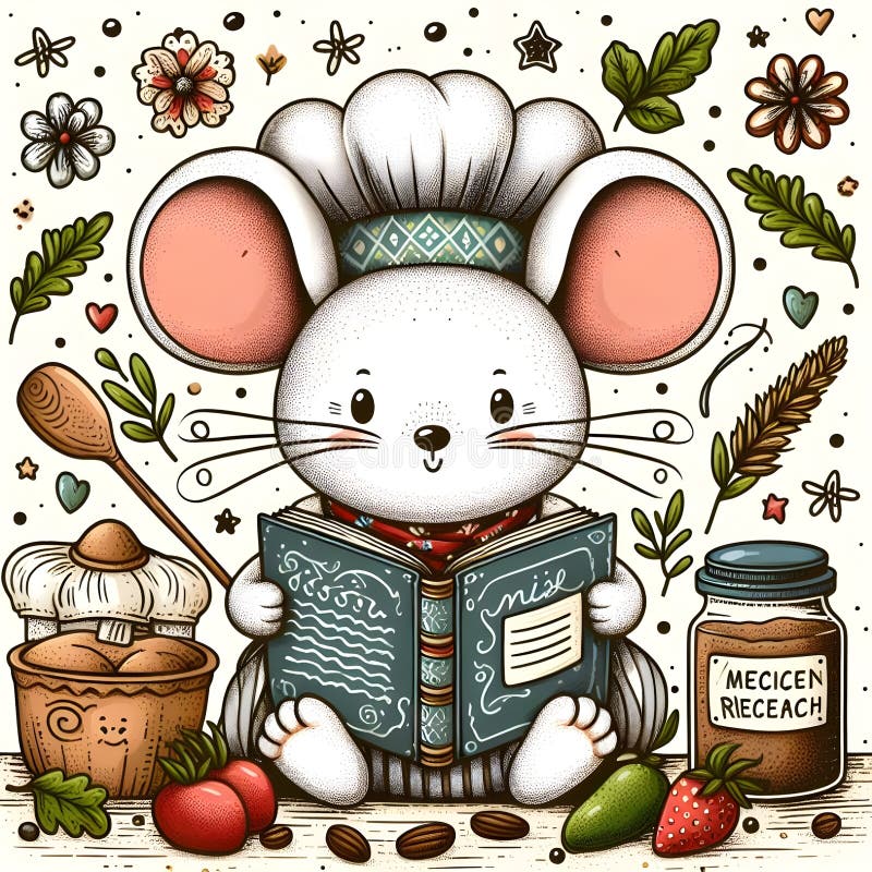 Cartoon mouse and backpack stock illustration. Illustration of nursery ...