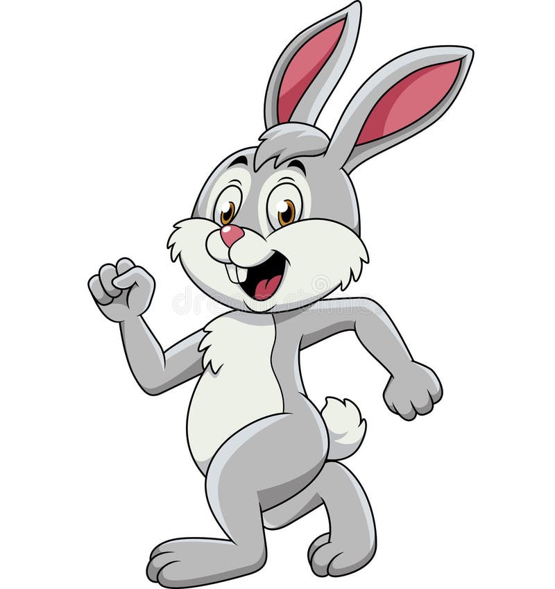 Running Hare Clipart