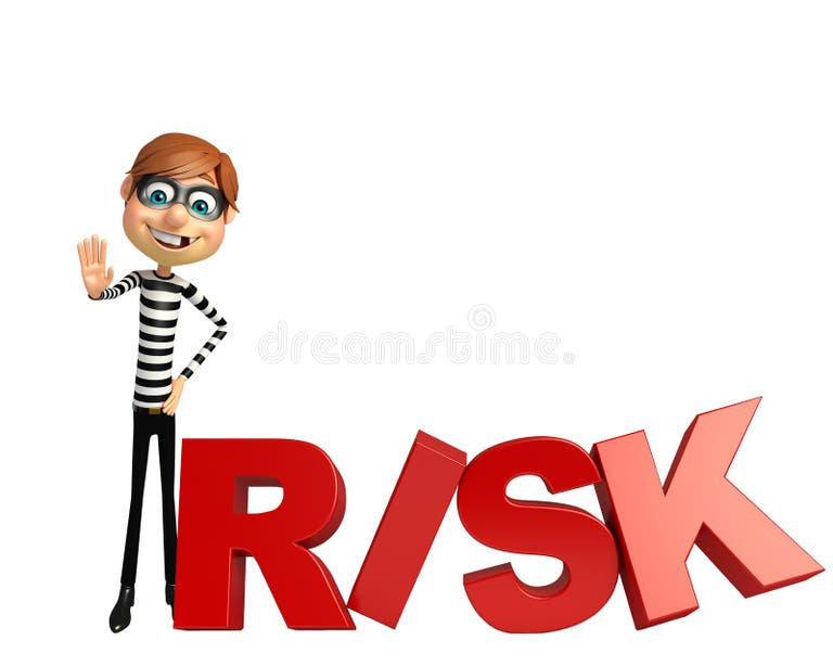 Illustration of Cartoon Thief Stock Illustration - Illustration of risk ...