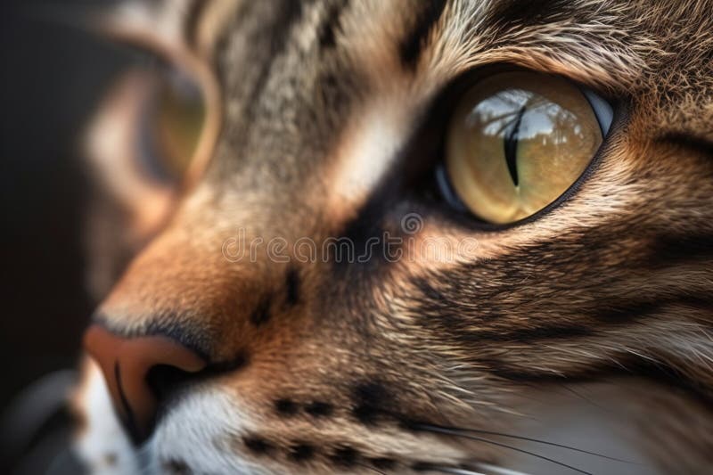 Cat Eye Macro Closeup, Abstract Background, Animals, Pets Stock ...