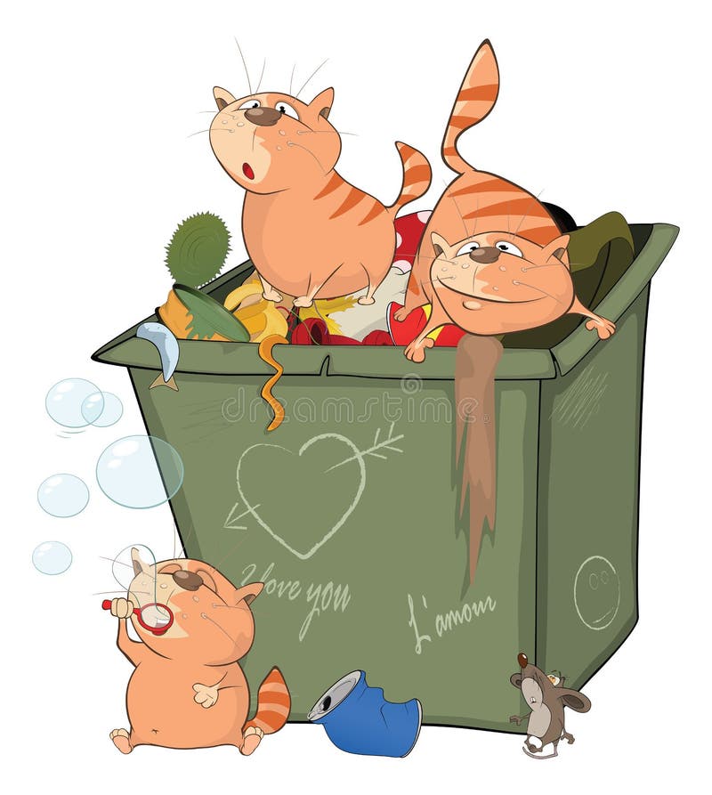 Cat Recycling Stock Illustrations – 349 Cat Recycling Stock ...