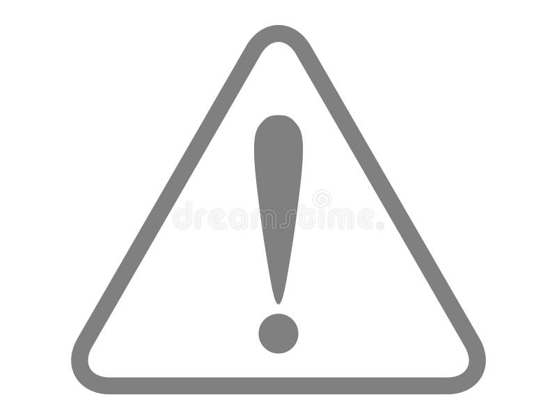 Illustration of a Warning Sign (attention Icon) Stock Illustration ...