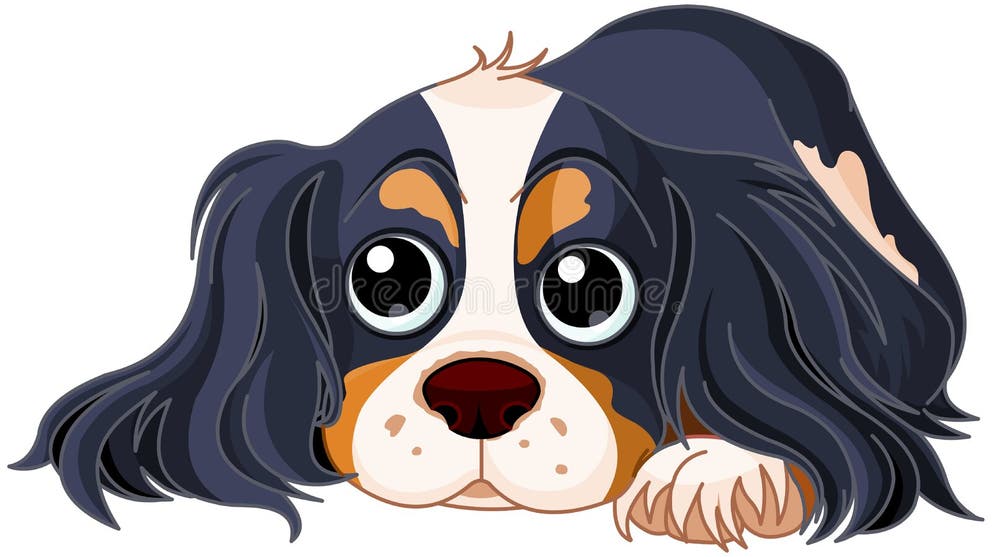 Cavalier King Charles Spaniel Cartoon Stock Illustrations – 939 ...