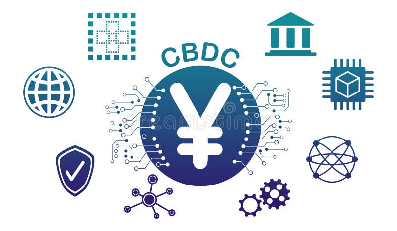 Concept of cbdc stock illustration. Illustration of economy - 229389037
