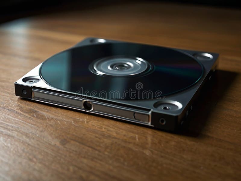 Illustration of a CD DVD Cassette on a Table Stock Illustration ...