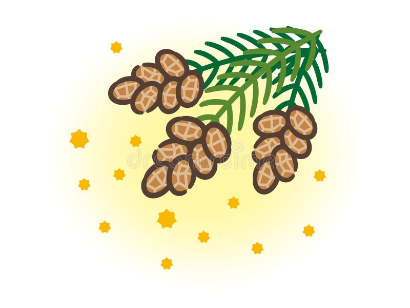 Cedar pollen stock illustration. Illustration of cedar - 100710998