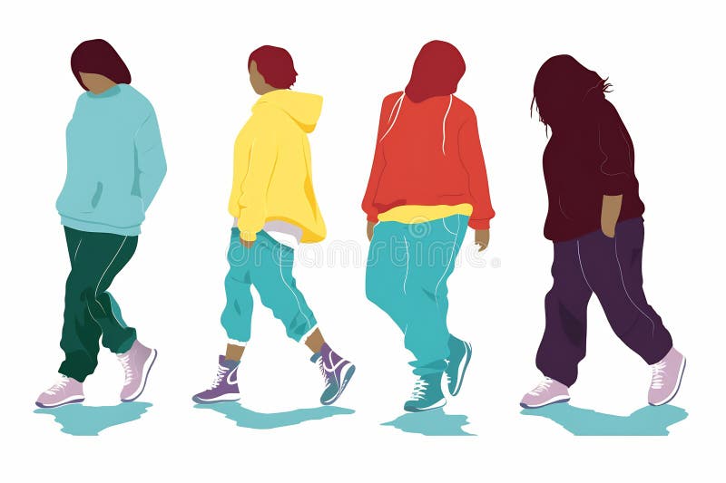 Diversity in Beauty Set stock illustration. Illustration of confidence ...