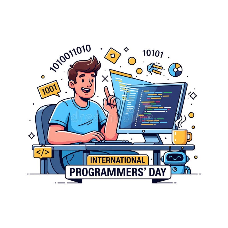 International Programmer Day Stock Illustrations – 215 International Programmer Day Stock ...