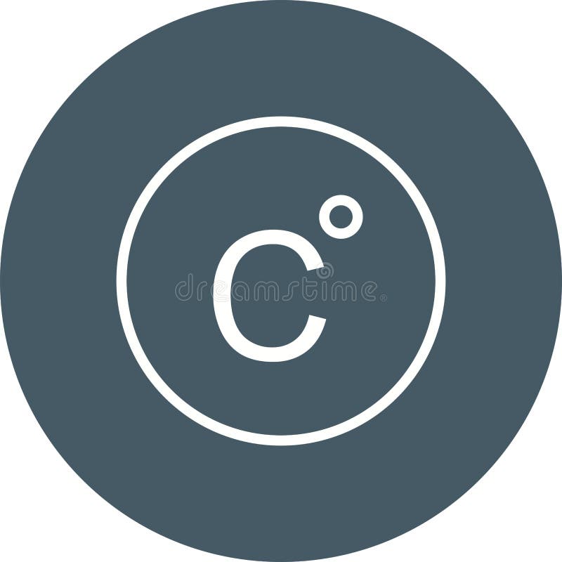 Illustration Celsius Icon for Personal and Commercial Use Stock ...