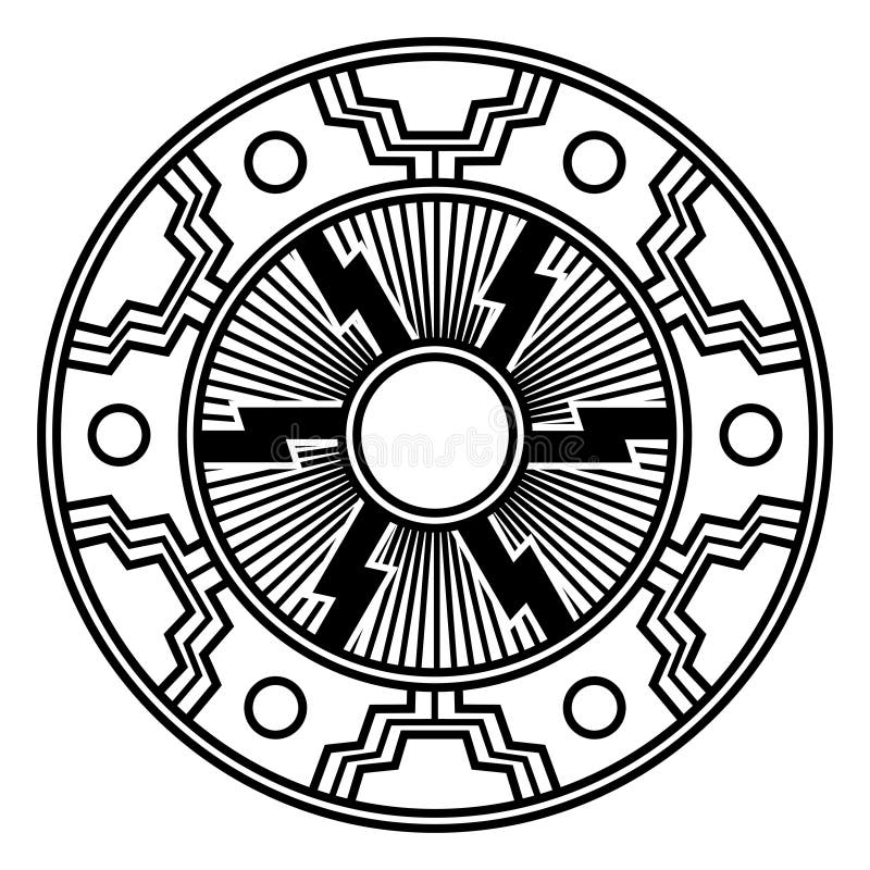 Sun Wheel, Celtic Solar Symbol Stock Vector - Illustration of artifact ...