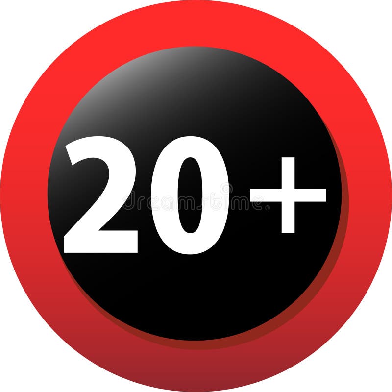 20 certificate mark stock vector. Illustration of drama - 198202589