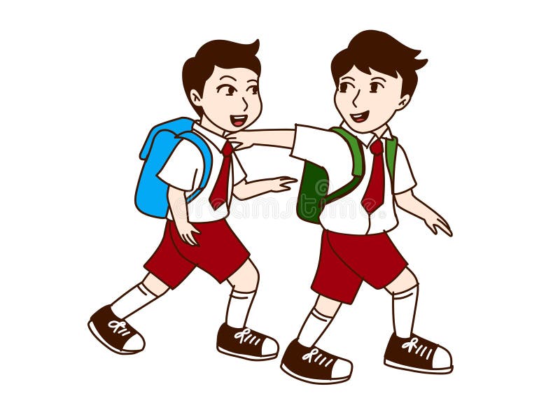 Elementary School Illustration for Comic Character Stock Illustration ...