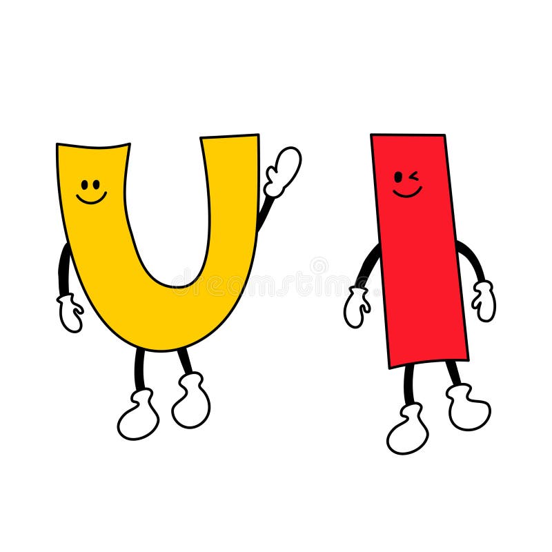 Illustration of a Character that Personifies the UI Stock Illustration ...