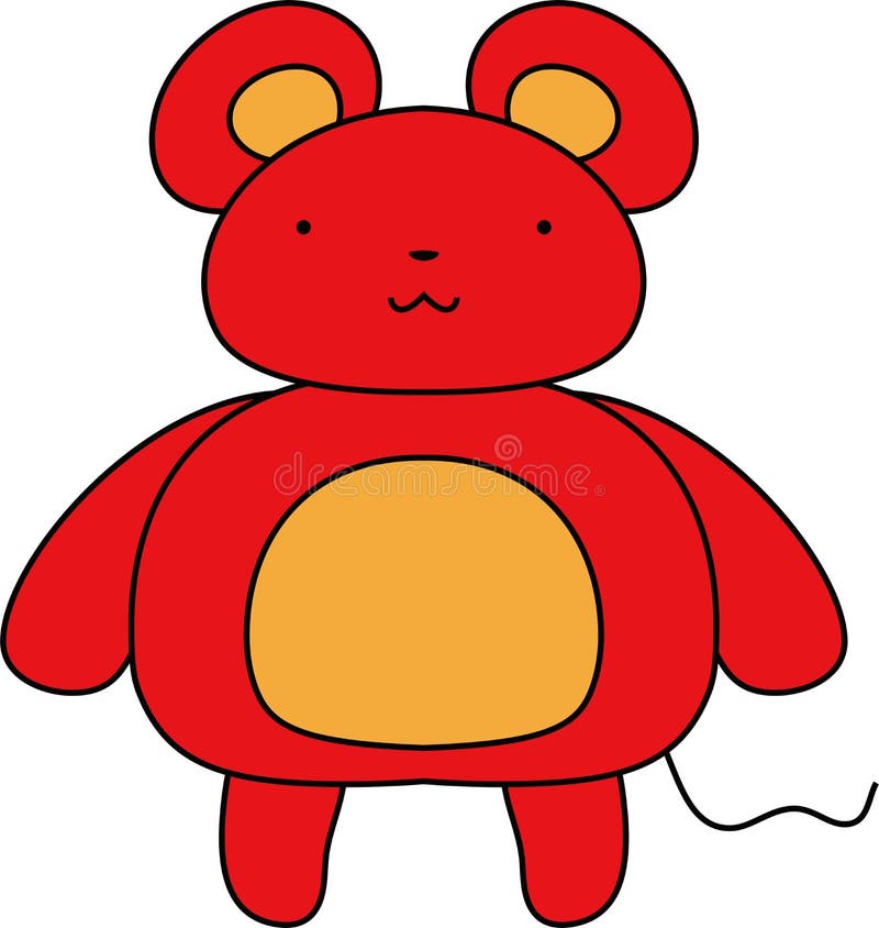 Character of Various Red Rat Stock Vector - Illustration of animal ...