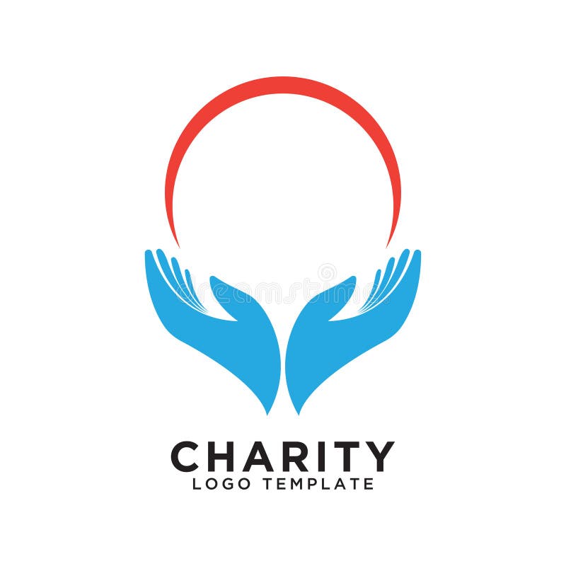 Charity Logo Design Template Stock Vector - Illustration of emblem ...