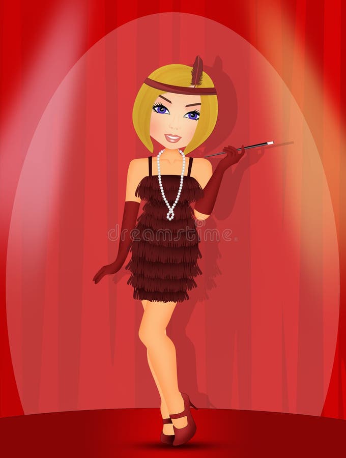 Illustration of Charleston Woman Stock Illustration - Illustration of ...