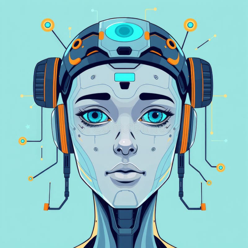 An Illustration of a Chatgpt Idea that Resembles an Android but Has a ...