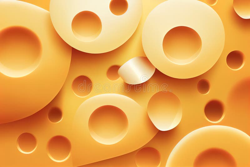 Illustration Cheesy Abstract Background. Generative AI Stock ...