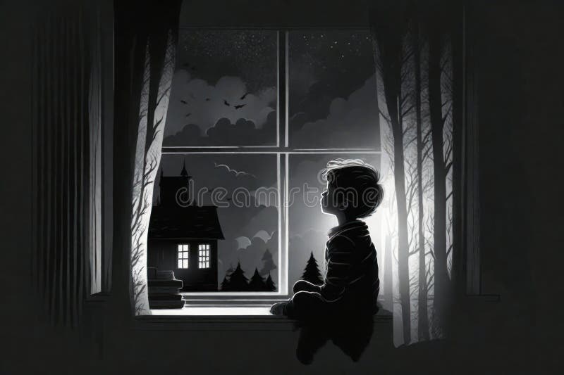 Kids Watch Window Stock Illustrations – 44 Kids Watch Window Stock ...