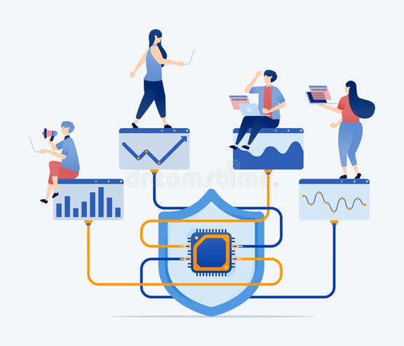 Illustration of Chips Enhance Statistical Data Processing Services and ...
