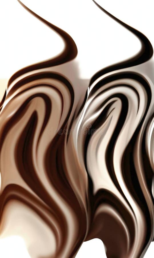 Illustration of a Chocolate Swirl Stock Illustration - Illustration of ...